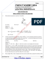 Mathongo Advanced Test Series | PDF | Chemistry | Physics