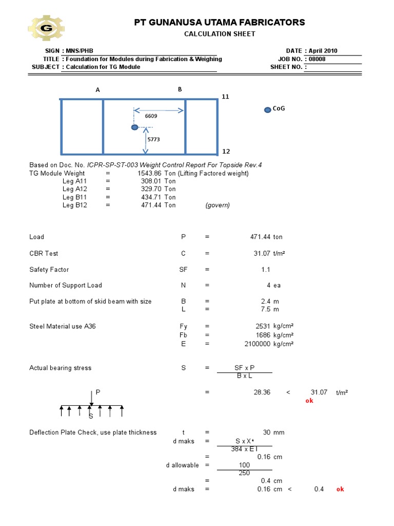 Calculation Note Rev.0 | PDF | Metrology | Building Technology