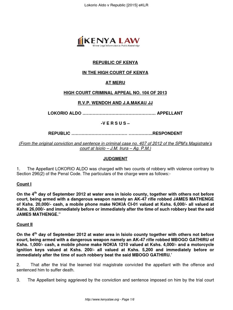 Criminal Appeal 104 of 2013 | PDF | Burden Of Proof (Law) | Trials