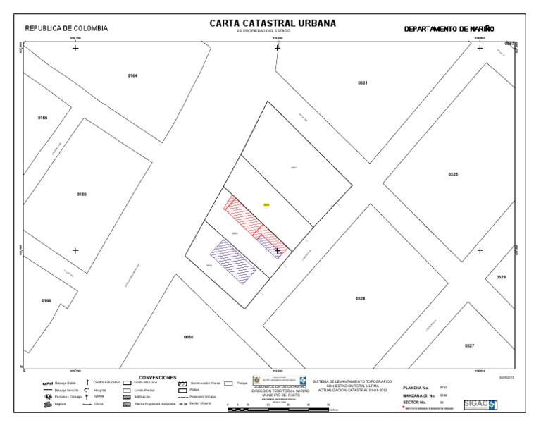 Guía sobre la Carta Catastral en Colombia | PDF