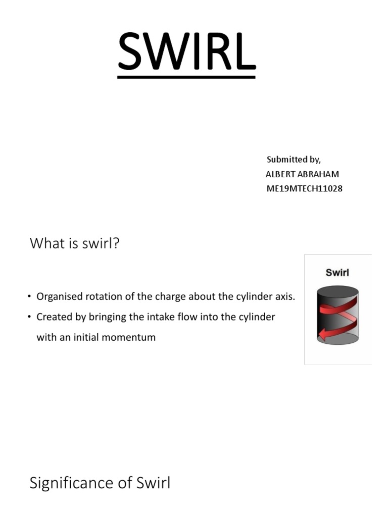 Understanding Swirl in Engine Design | PDF | Rotation Around A Fixed ...