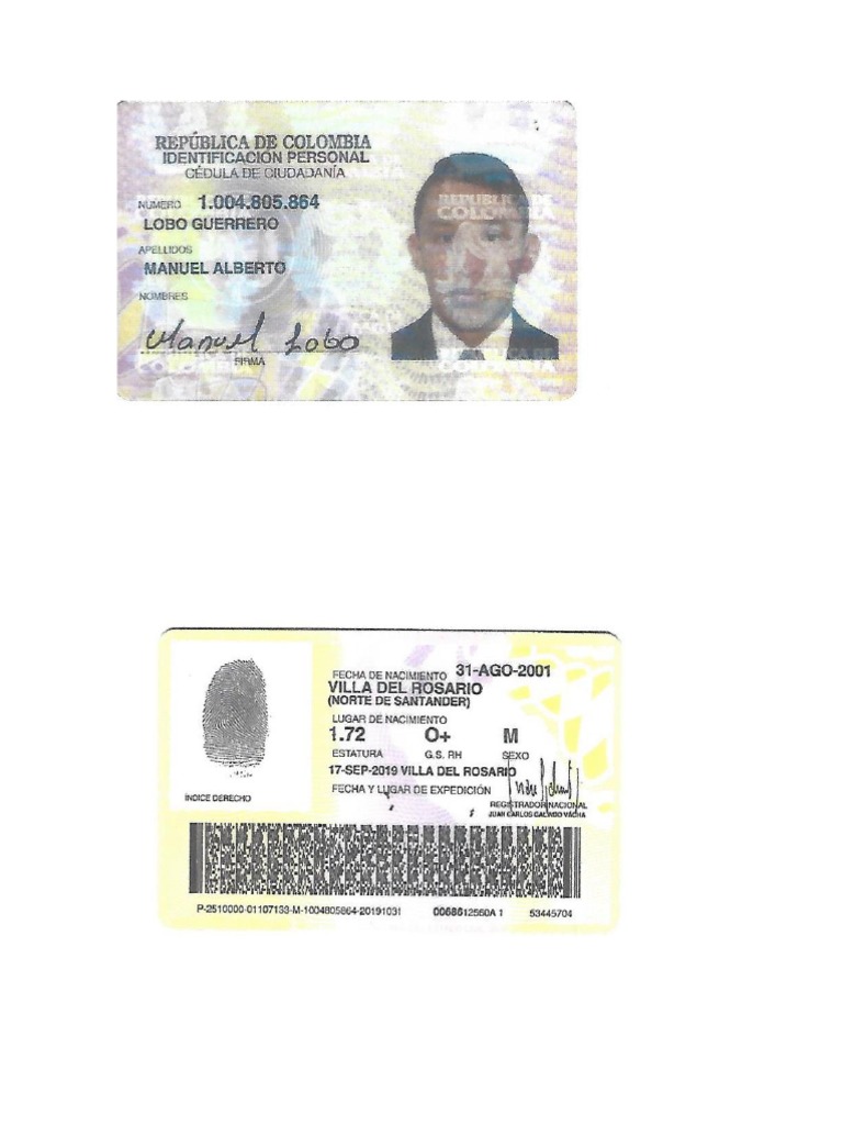 Cedula Manuel PDF | PDF