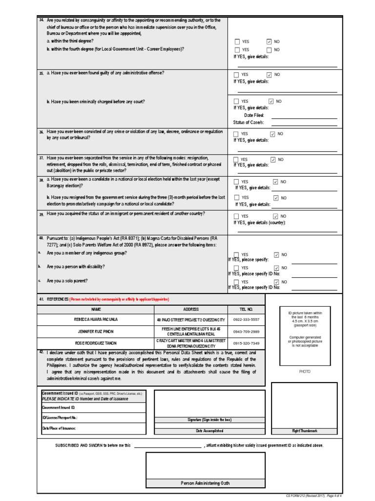 Government Issued ID: PLEASE INDICATE ID Number and Date of Issuance ...