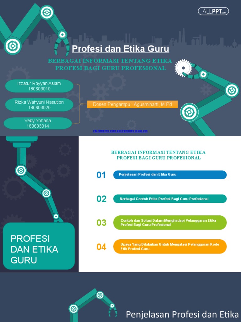 (Kel.3) Contoh Profesi Dan Etika Guru | PDF