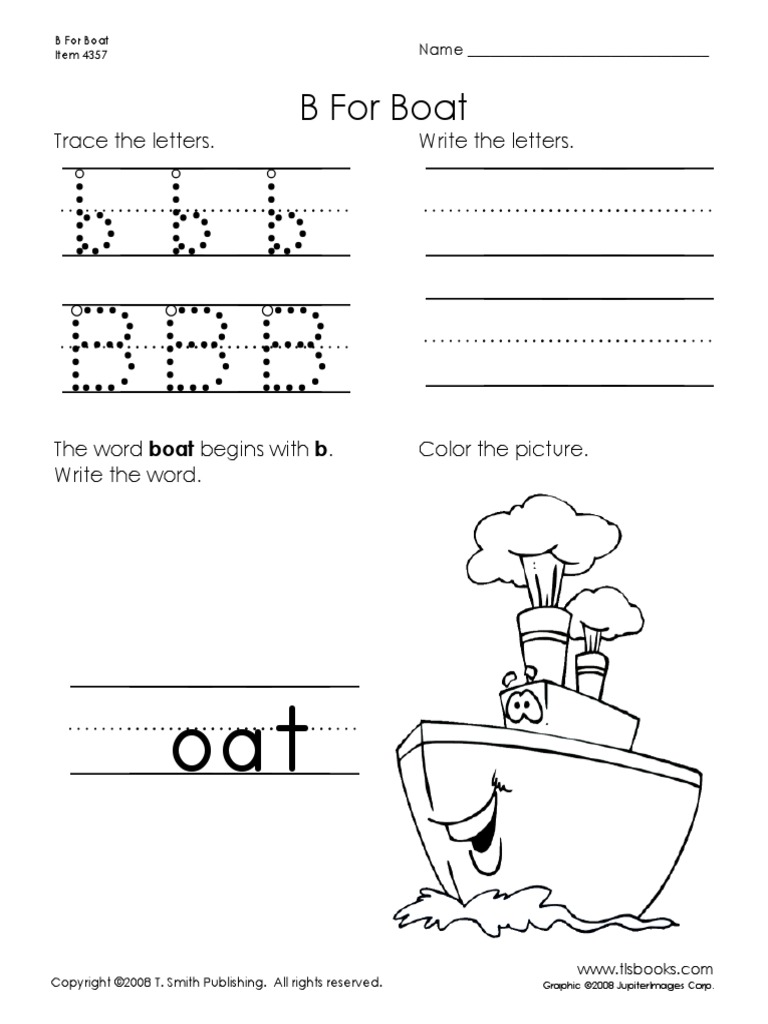 B Is For Boat | PDF