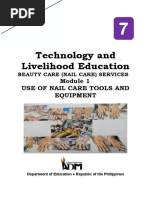 TLE7 HE Dressmaking Q1 Mod2 Identifying-Sewing-Tools-And-Equipment v3 | PDF | Scissors | Sewing