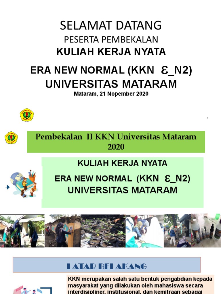 TEMA PROGRAM KKN New Normal | PDF | Bisnis | Seni