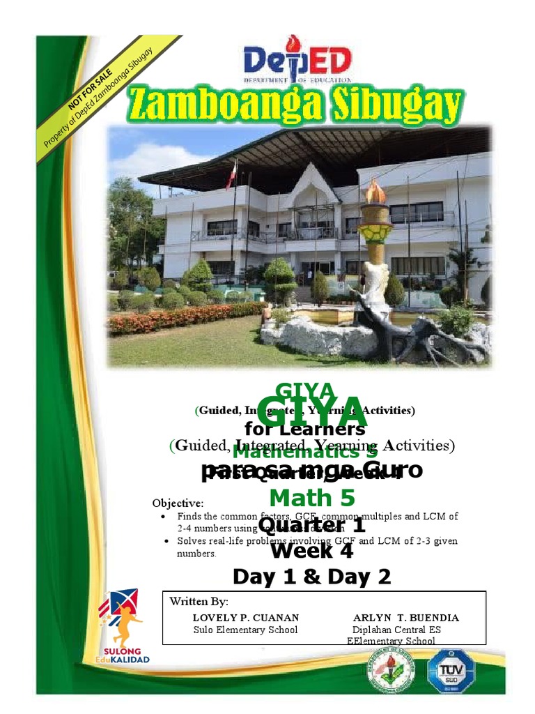 Finding Common Factors and Multiples to Solve Real-World Problems | PDF ...