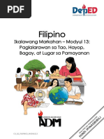 Mga Letrang Nagsisimula Sa Letrang T | PDF