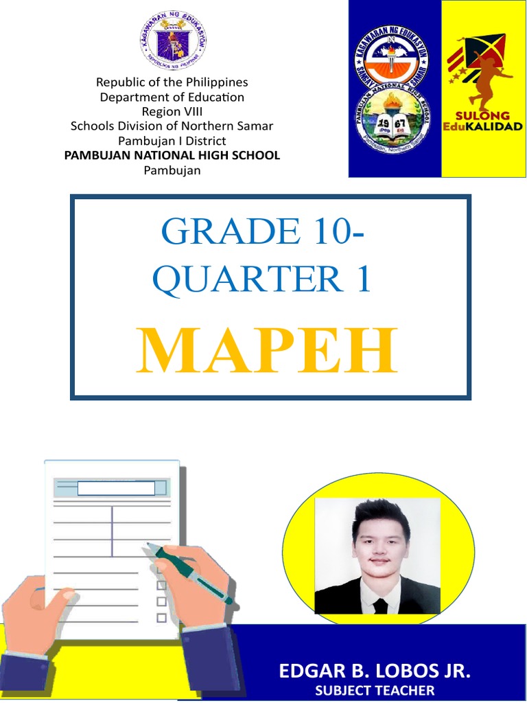 MAPEH Grade 10 Summative Test For Everyone in The Deped | PDF ...