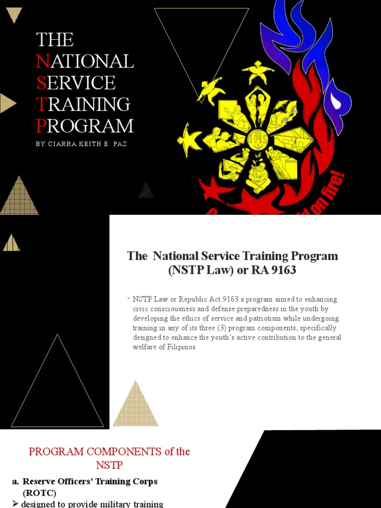 The National Service Training Program | PDF | Reserve Officers ...