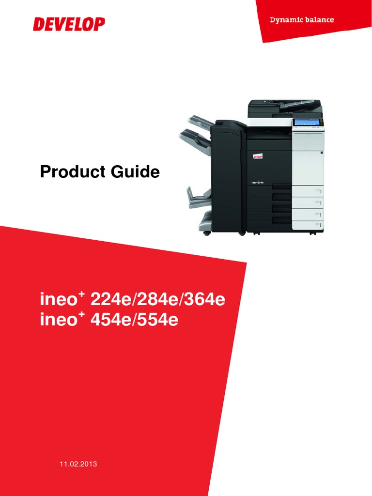 Product Guide for ineo+ Series Models | PDF | Computer Engineering ...