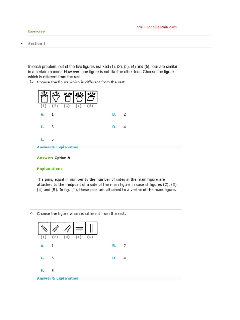 Dot Situation Non Verbal Reasoning Questions and Answers | PDF | Rectangle | Euclidean Geometry