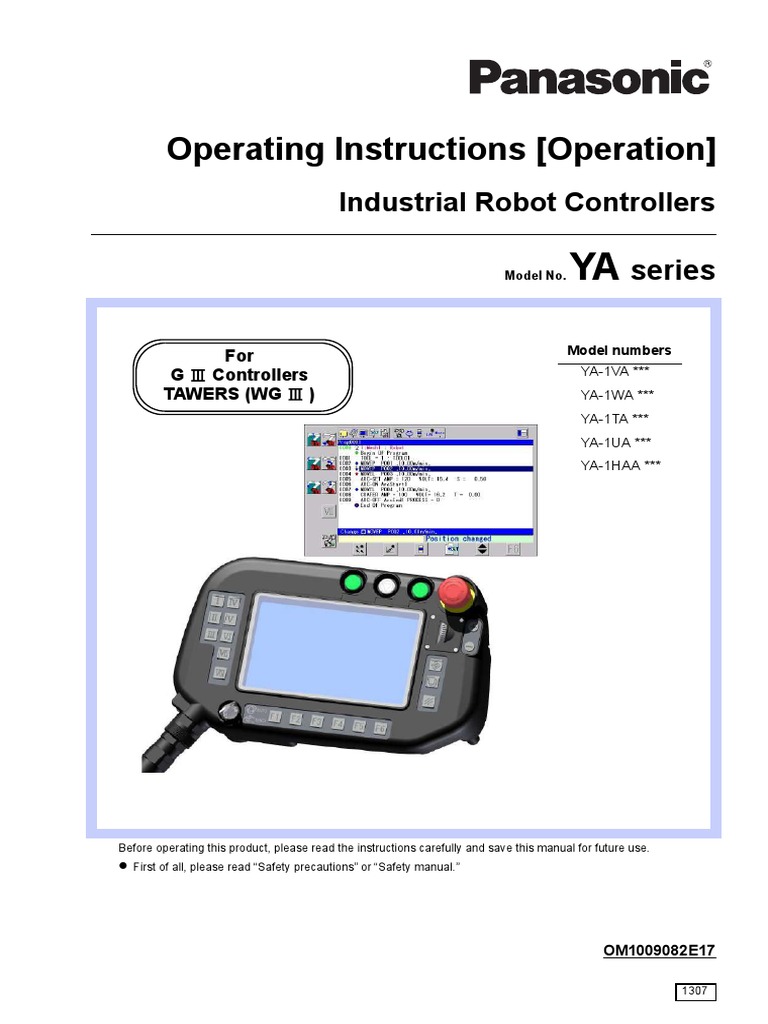 OM1009082E17 YAseries-Operation Compressed | Download Free PDF | Computer File | Welding