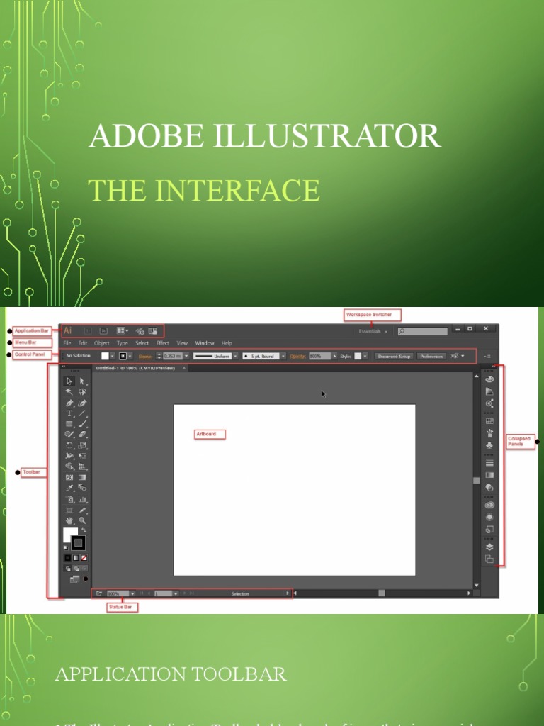 Adobe Illustrator: The Interface | PDF | Art | Technology & Engineering