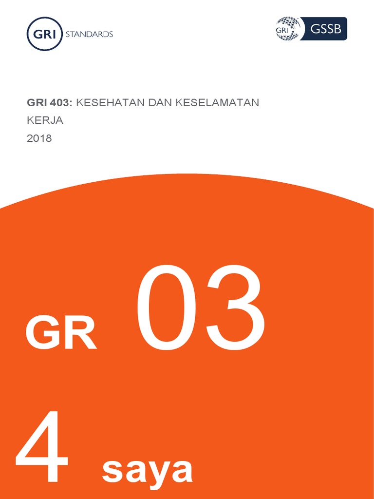 Gri 403 Occupational Health and Safety 2018.en - Id | PDF
