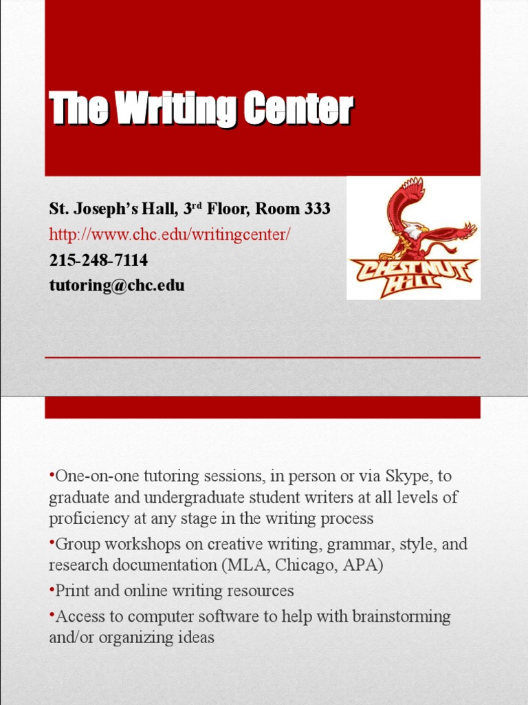 Writing Center Powerpoint | PDF | Microsoft Power Point | Human ...