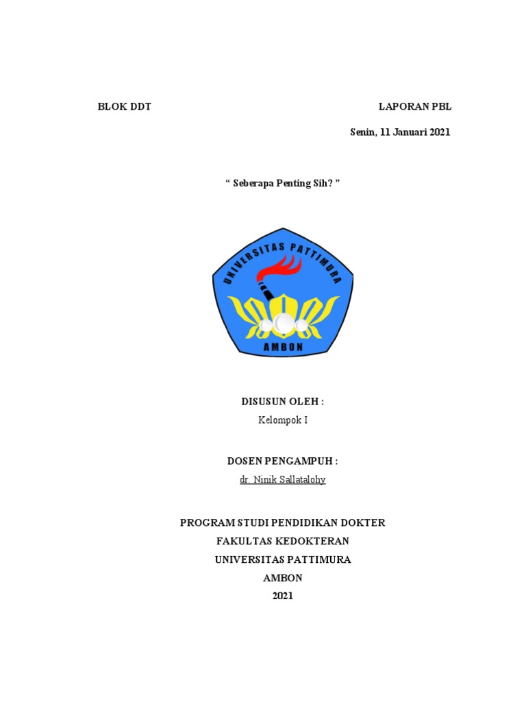 Blok - DDT - Skenario Ke-3 | PDF