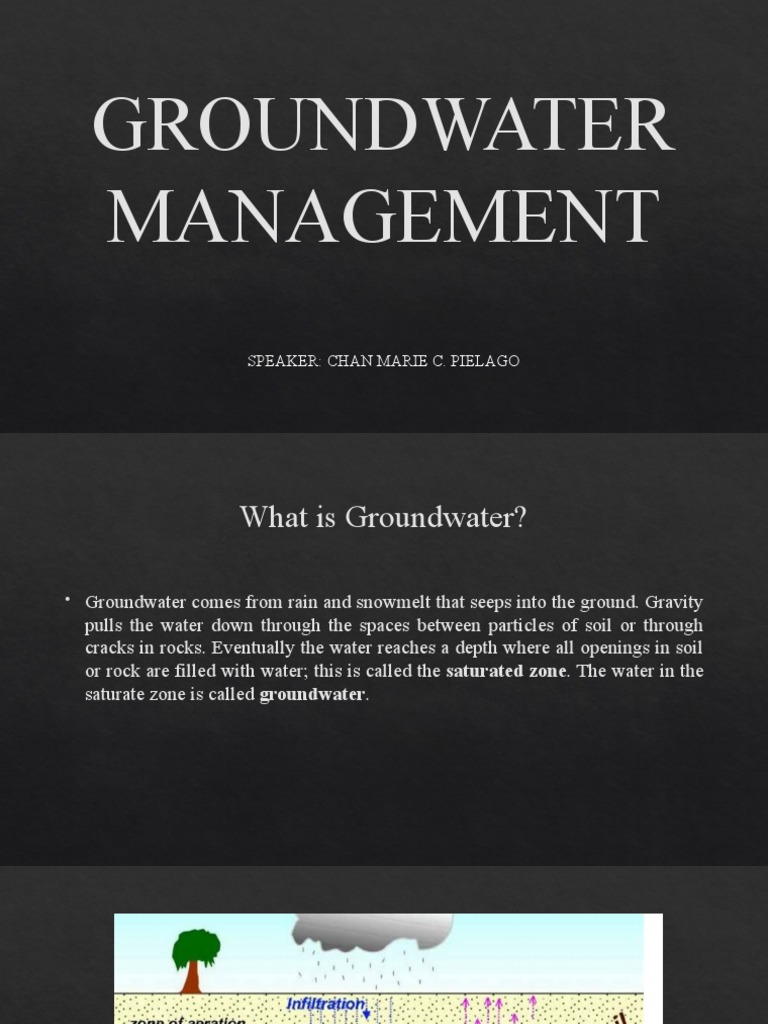 R11 Groundwater Management | PDF | Aquifer | Groundwater