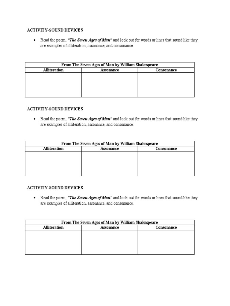 Activity-Sound Devices | PDF
