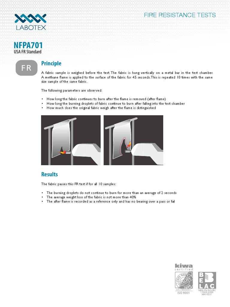 American NFPA 701 PDF | PDF