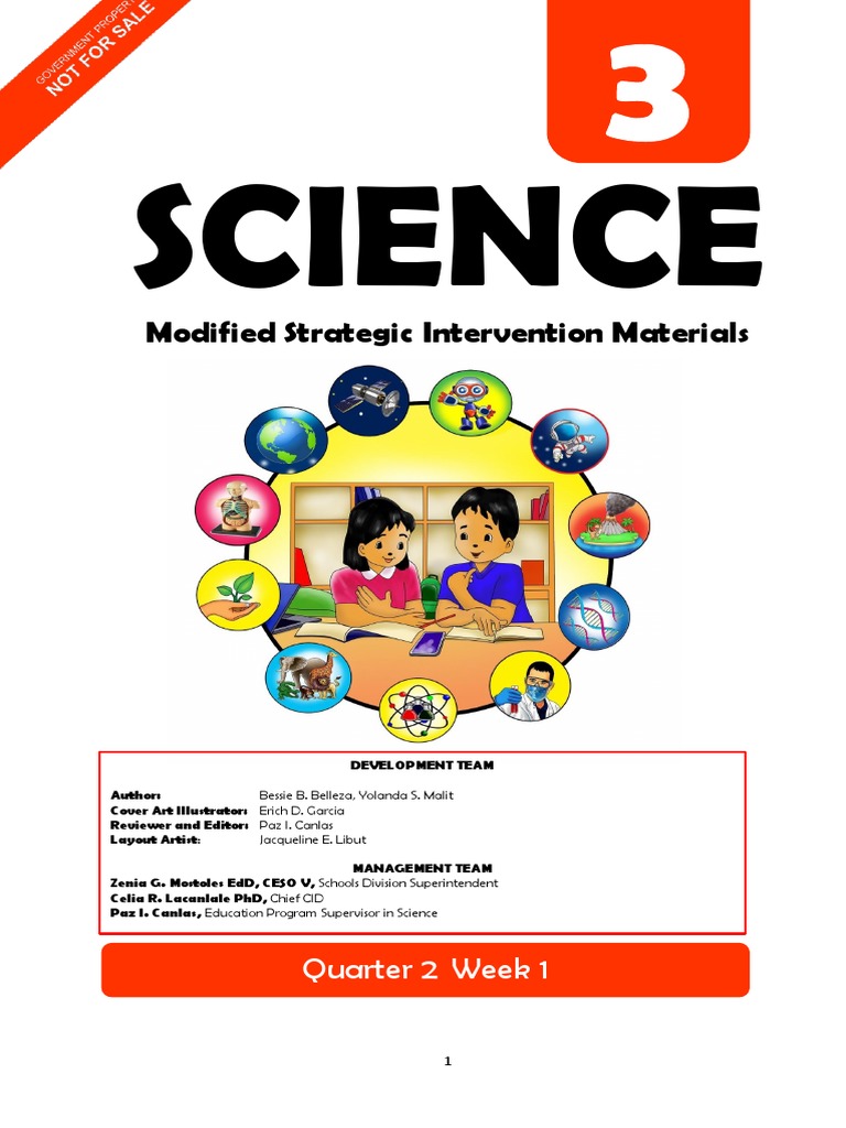 Science Module For Grade 3 | PDF | Ear | Skin