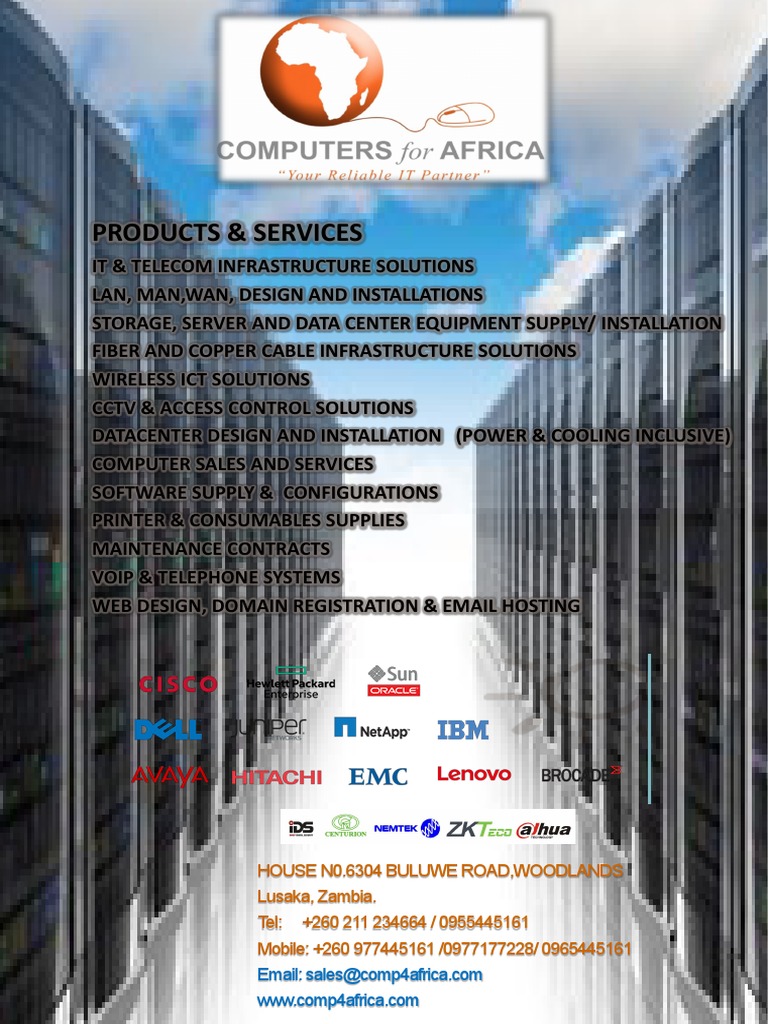 Computers For Africa Solutions Company Profile | PDF | Data Center ...