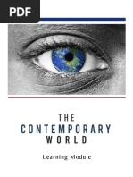 Contemporary World Quiz #1 | PDF | Globalization | Free Trade
