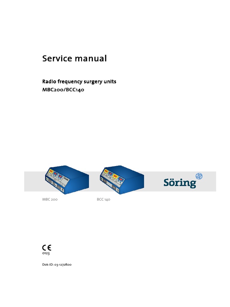 Soering MBC 200-BCC 140 - SM - en | PDF | Hertz | Electromagnetic ...