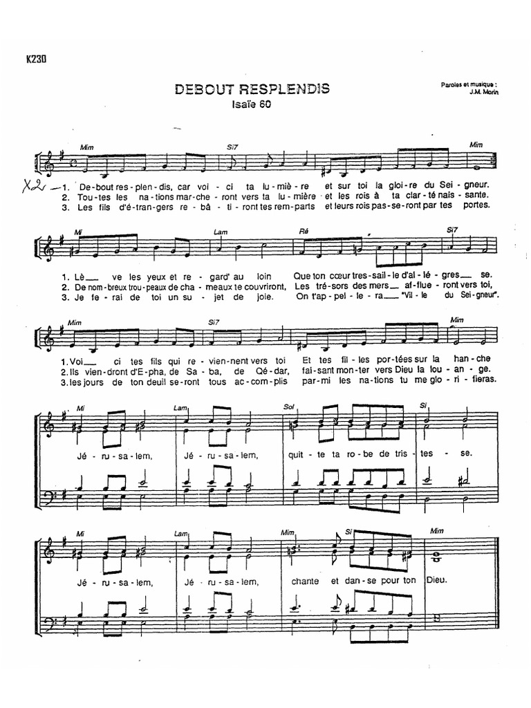 Debout Resplendis | PDF