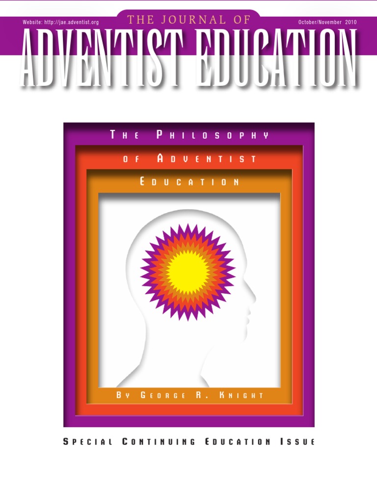 JAE Philosophy of Adventist Education JAE 33 English PDF | PDF ...