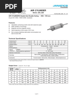 Janatics A27/A28 Air Cylinder Catalogue | PDF | Switch | Mechanical ...