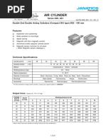 JANATICS Cylinder Catalogue | PDF | Switch | Mechanical Engineering