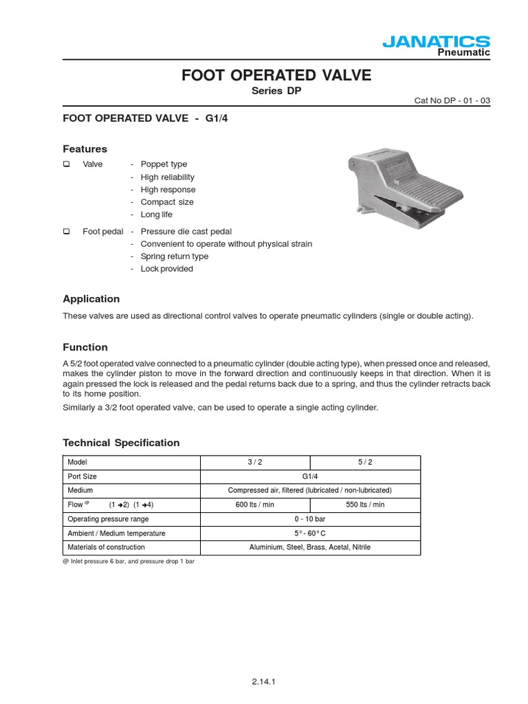 FOV With Lock | PDF | Valve | Piston
