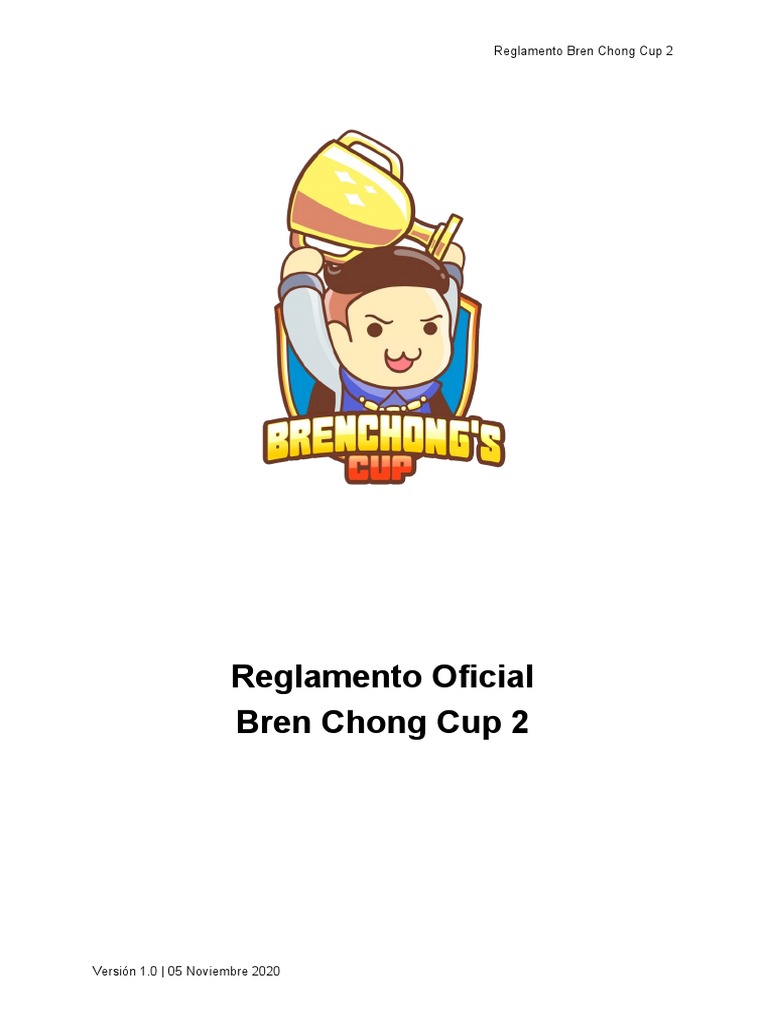 Reglamento Bren Chong Cup 2 Espanol 1 1 | PDF | Deportes | Ocio