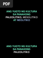 Panahon NG Luma at Bagong Bato | PDF
