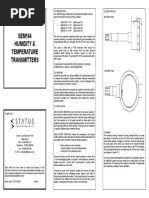 Trend Data Sheet HT/D Duct Humidity and Temperature Sensors | PDF ...