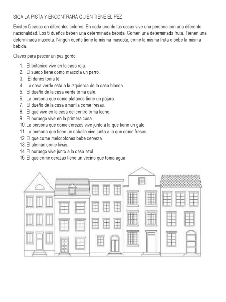 Siga La Pista y Encontrará Quién Tiene El Pez | PDF