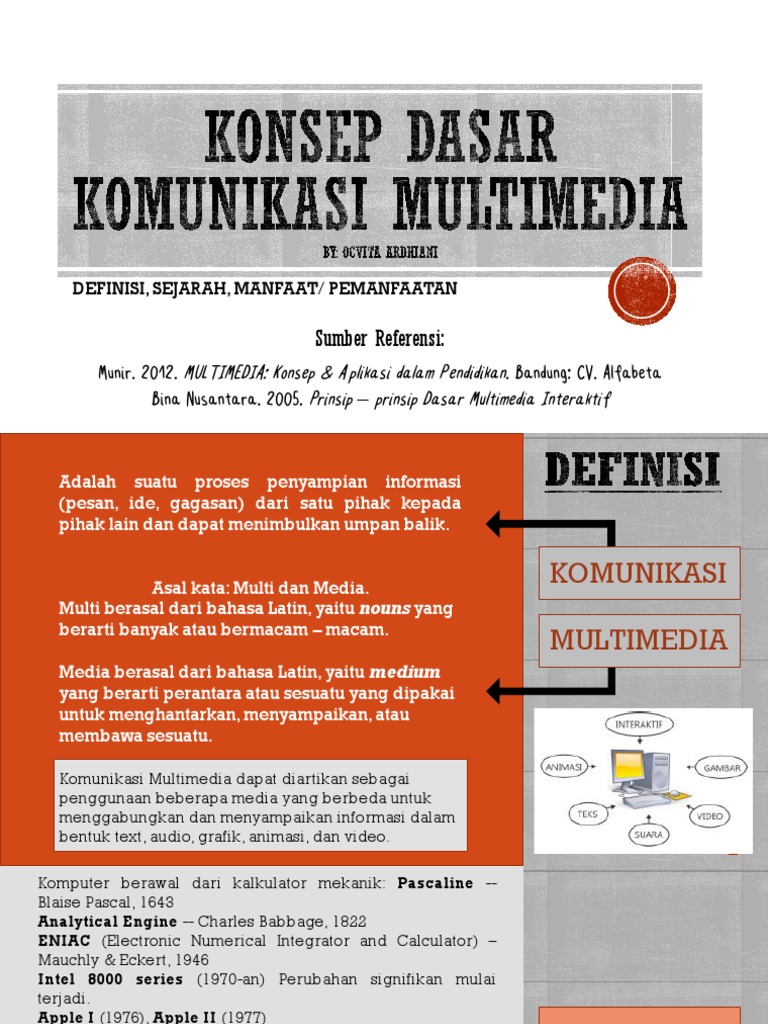 Konsep Dasar Komunikasi Multimedia PDF | PDF | Komputer