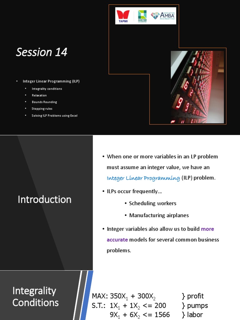14 Intro To Integer Programming Pdf Linear Programming Algorithms And Data Structures 6907