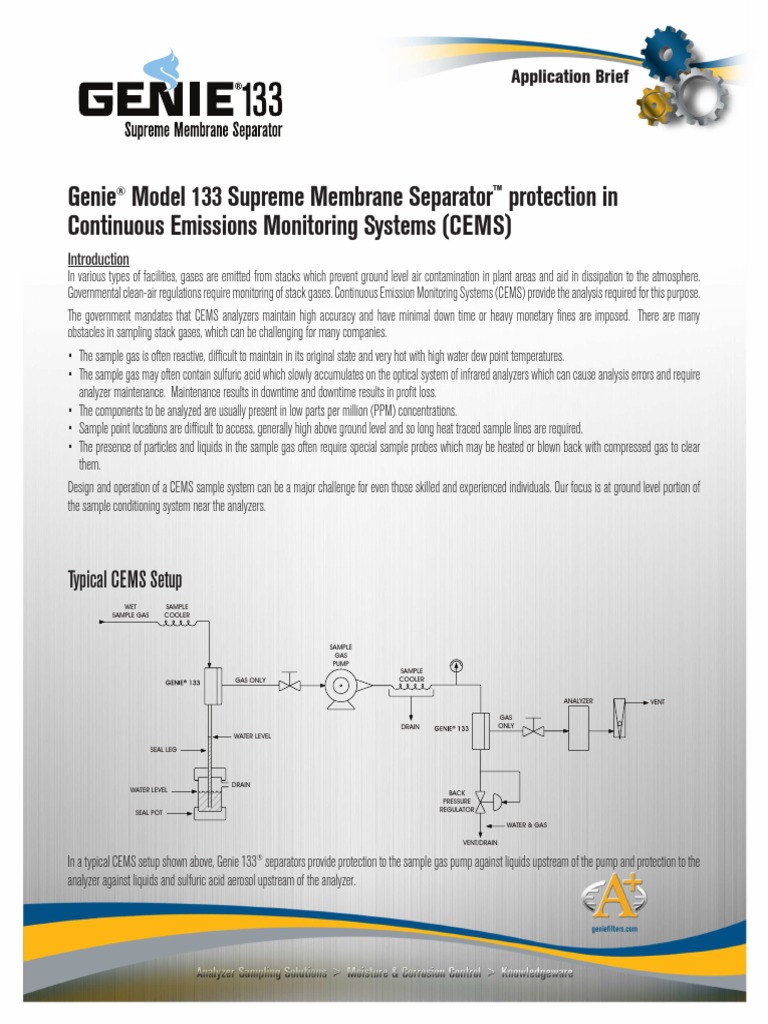 Gennie Filter SCC-133-AB | PDF | Pump | Gases
