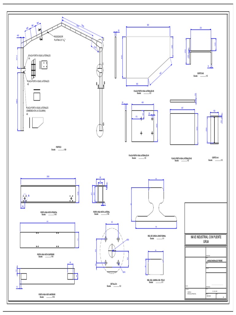 PLANOS PORTICO autocad2013-PORTICO | PDF