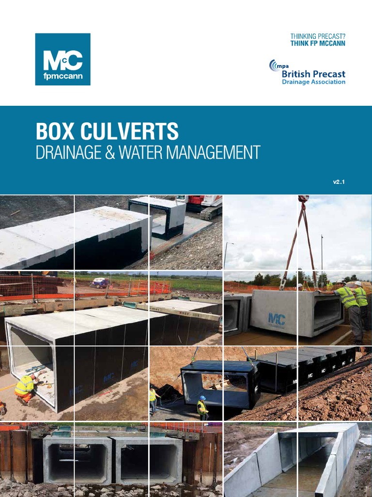 Box Culverts: Drainage & Water Management | Download Free PDF | Precast ...