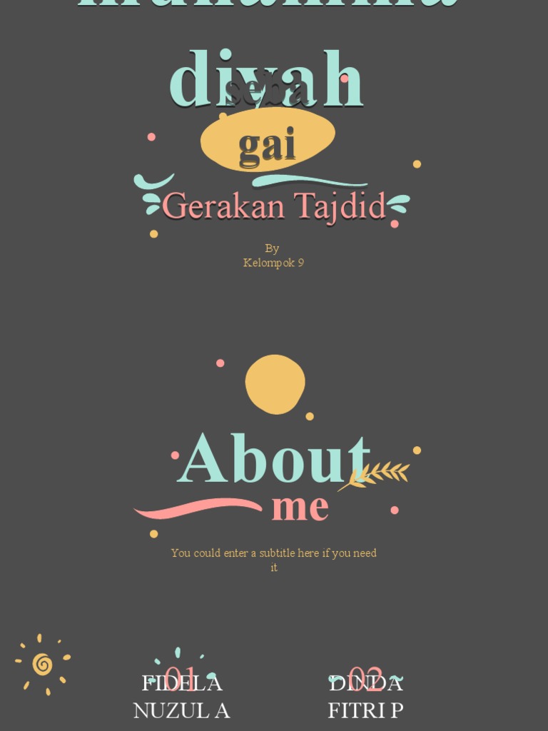 Gerakan Tajdid Muhammadiyah | PDF