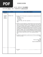 FDAR - Nurses Notes | PDF | Patient | Medical Diagnosis