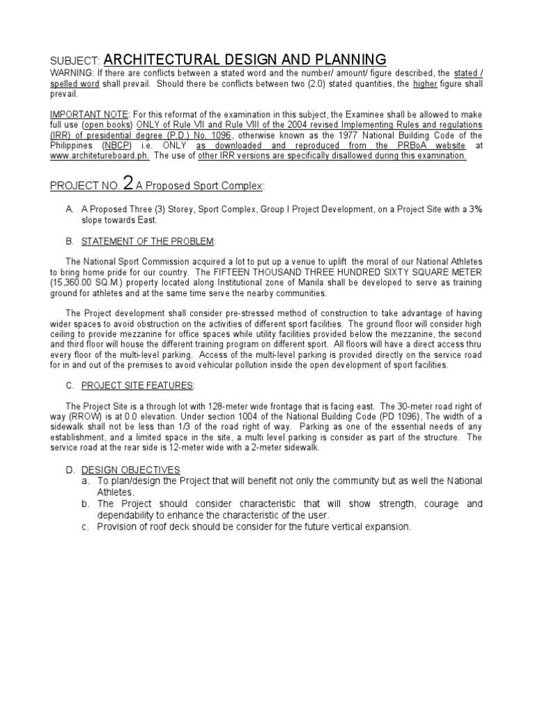 Sport Complex Design & Planning Guide | PDF | Business