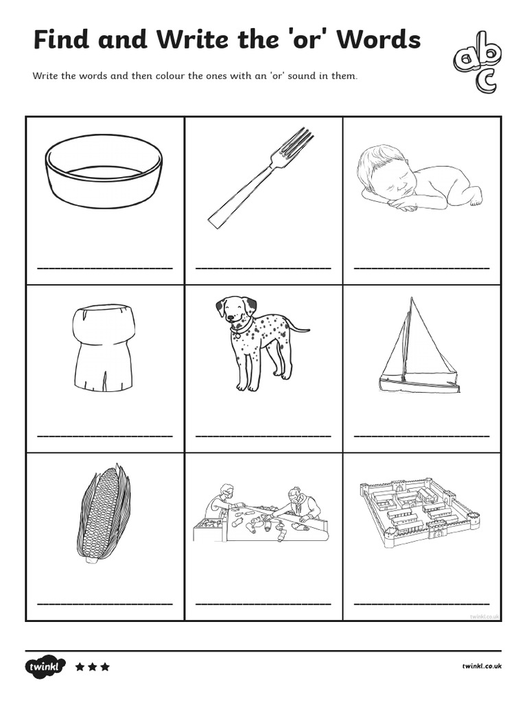 OR Worksheet | PDF