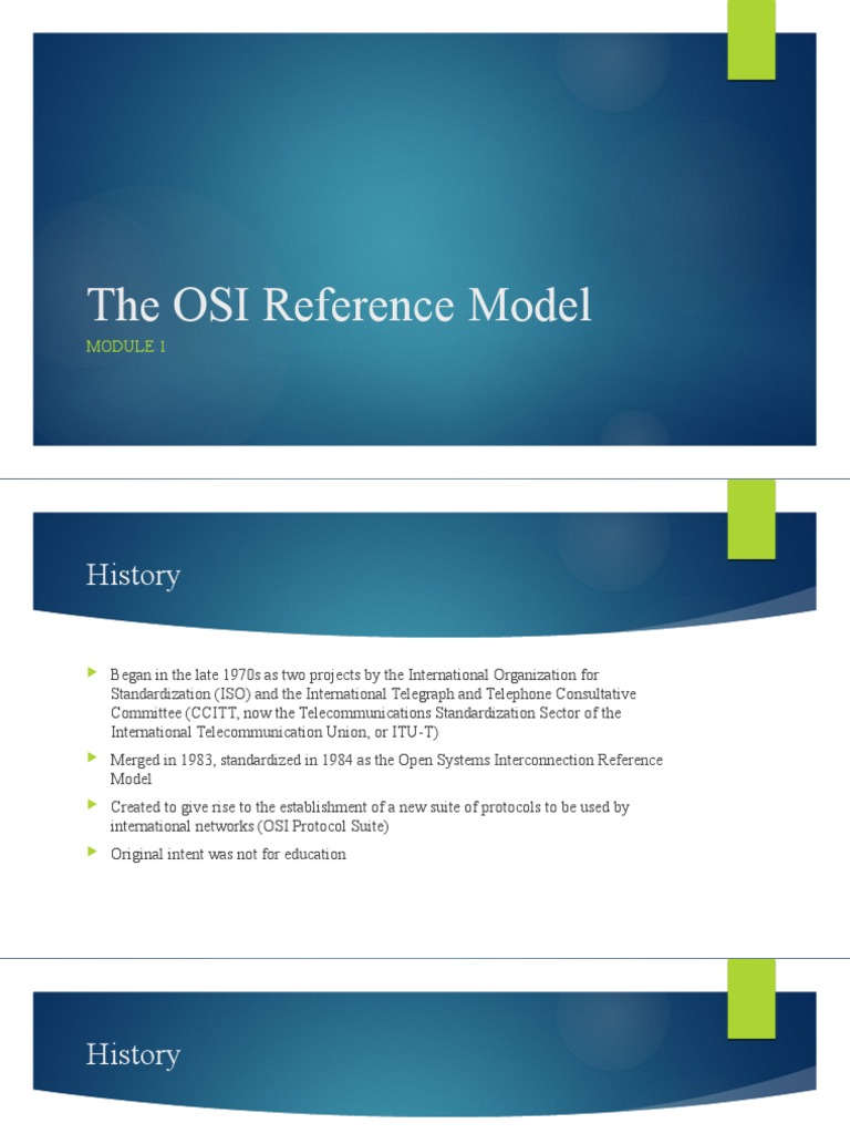The OSI Reference Model | PDF