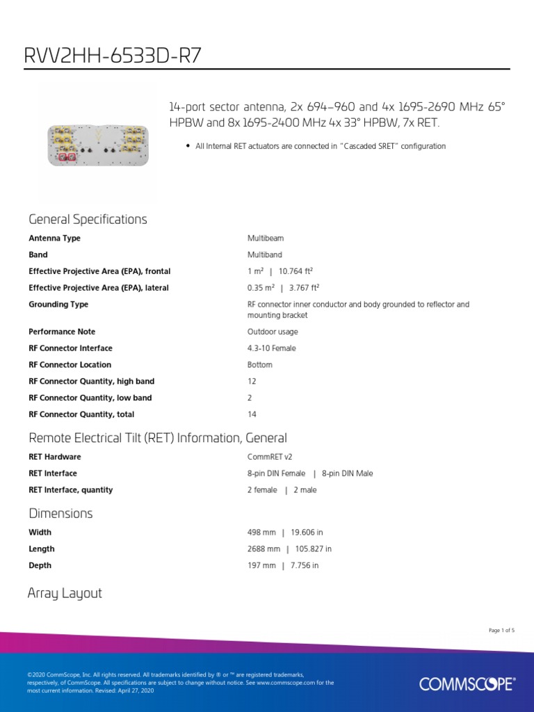 RVV2HH-6533D-R7 Product Specification | PDF | Electrical Engineering ...