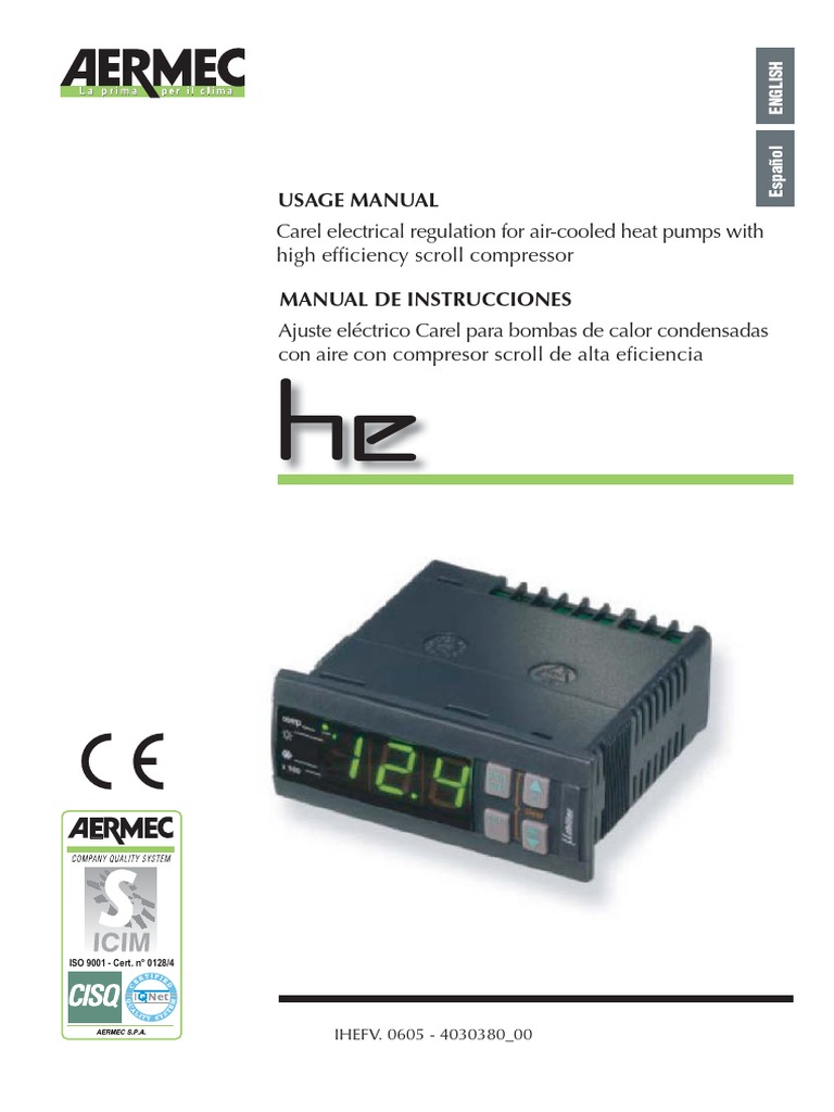 Microchiler Aermec | PDF | Thermostat | Relay